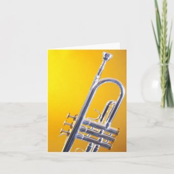 Trumpet Greeting Cards | Zazzle