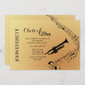 Trumpet Musical Instrument Invitation | Zazzle