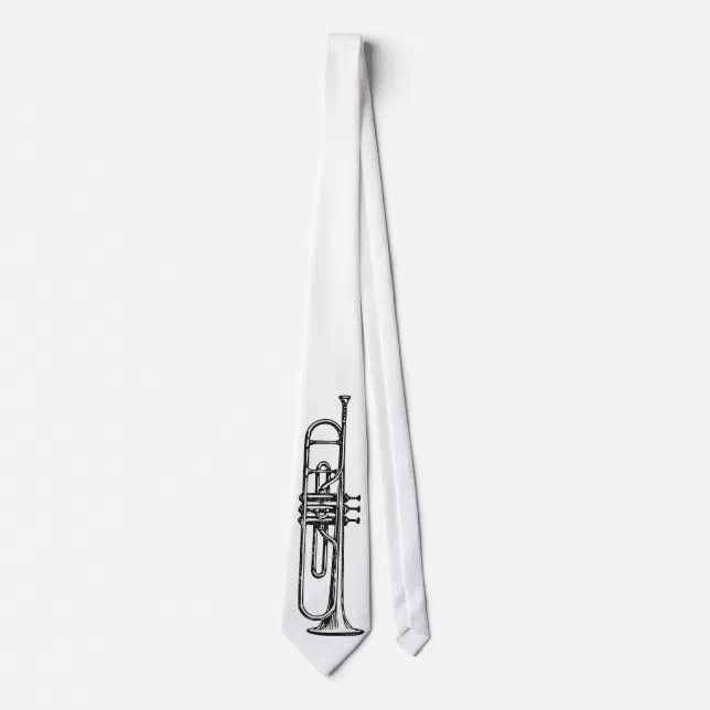 Trumpet Neck Tie | Zazzle