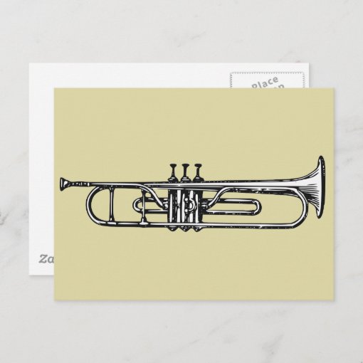Trumpet Postcard | Zazzle