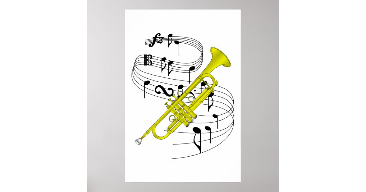 Trumpet Poster | Zazzle