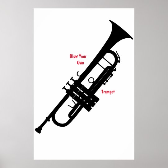 Trumpet Poster | Zazzle.com