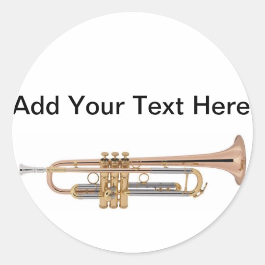 Trumpet Sticker | Zazzle.com