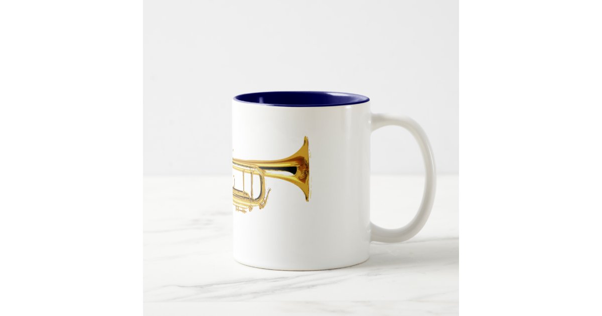 Trumpet Two-Tone Coffee Mug | Zazzle