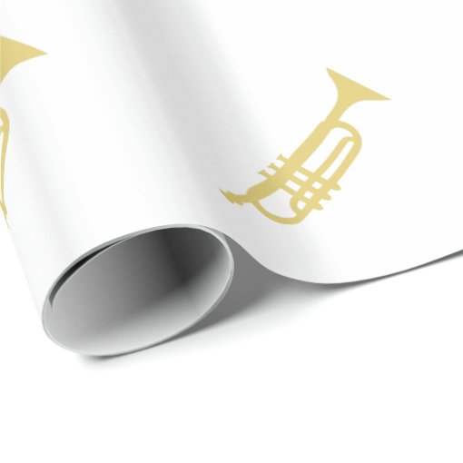 Trumpet Wrapping Paper | Zazzle