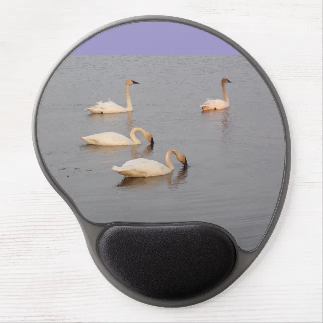 Trumpeter Swans Gel Mouse Pad | Zazzle