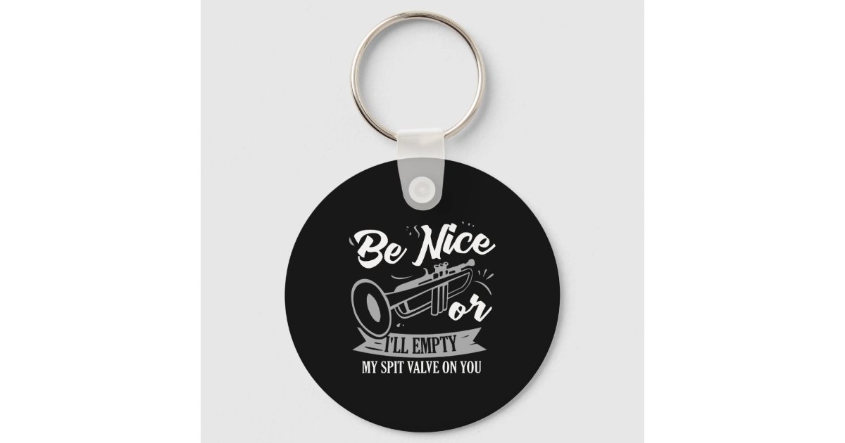Trumpets - Spit Valve Keychain | Zazzle