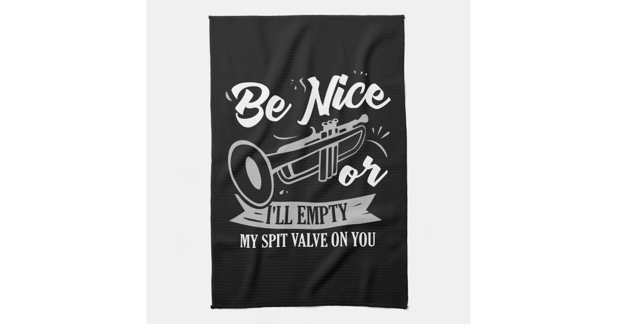 Trumpets - Spit Valve Kitchen Towel | Zazzle