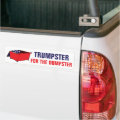 Trumpster For The Dumpster Funny Political Bumper Sticker | Zazzle