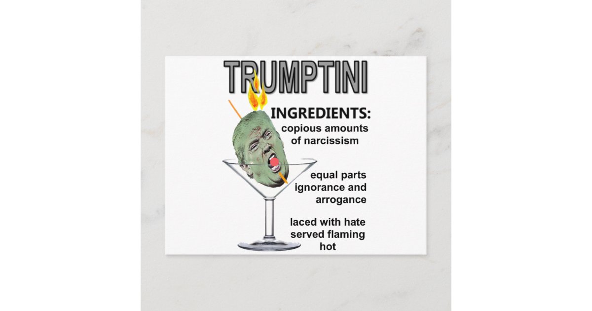 Trumptini Postcard | Zazzle