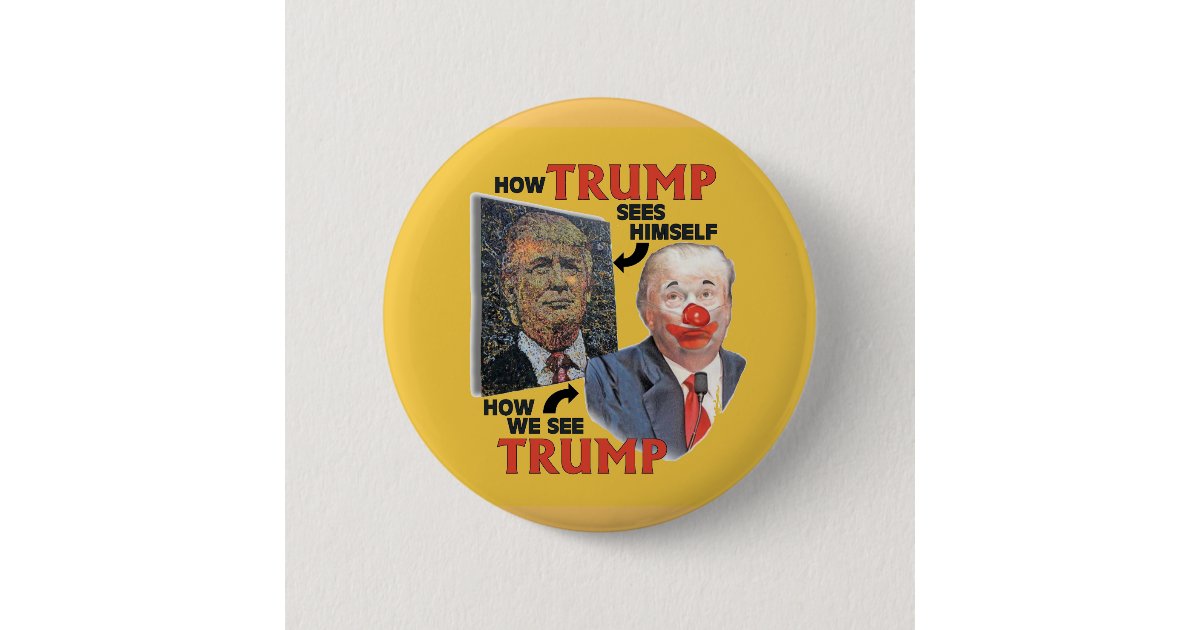 Trumpy The Clown Button | Zazzle