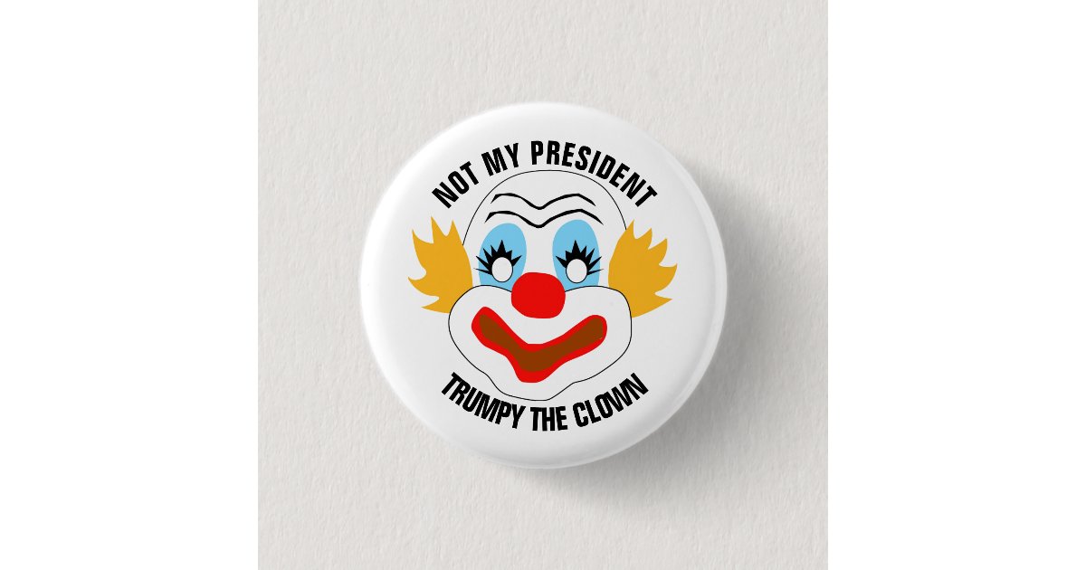 Trumpy The Clown Button | Zazzle