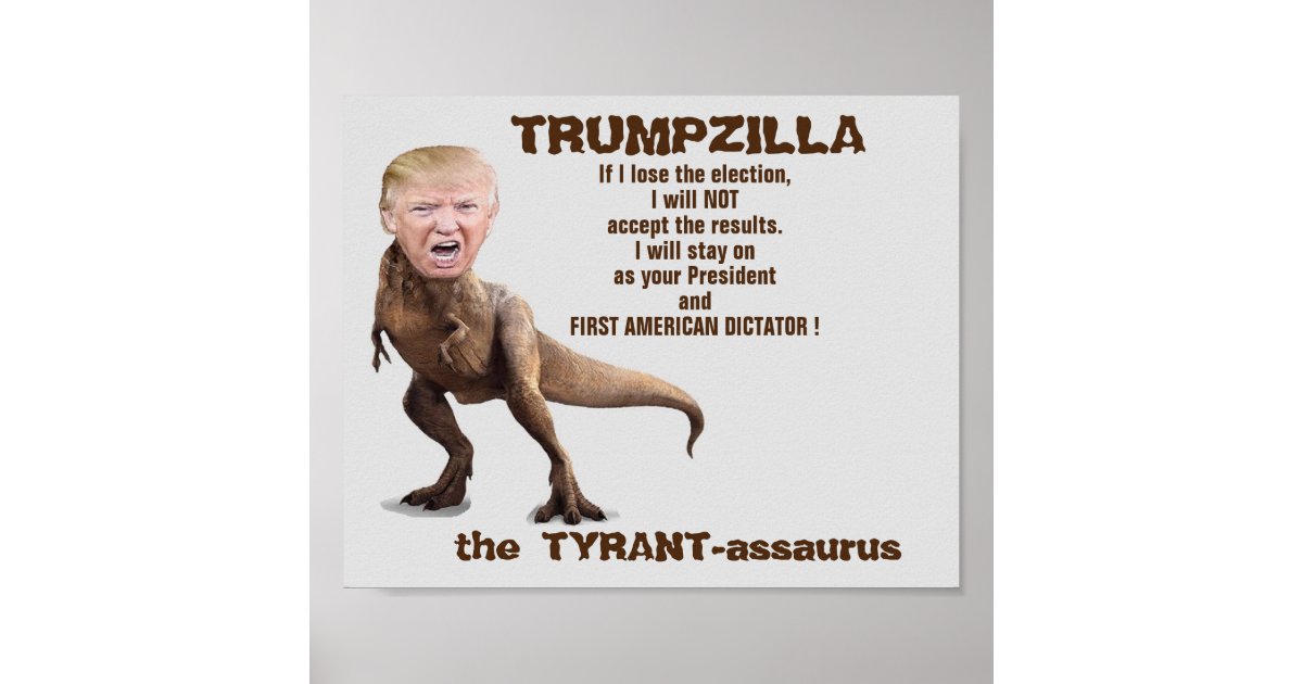 Trumpzilla poster | Zazzle