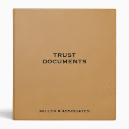 Trust Documents Estate Planning Binder | Zazzle