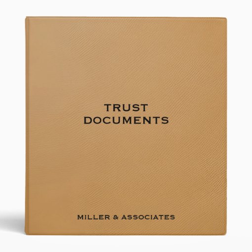 Trust Documents Estate Planning Binder | Zazzle