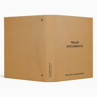Trust Documents Estate Planning Binder | Zazzle
