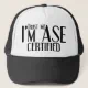 Trust me ASE Certified Auto Mechanic Trucker Hat | Zazzle