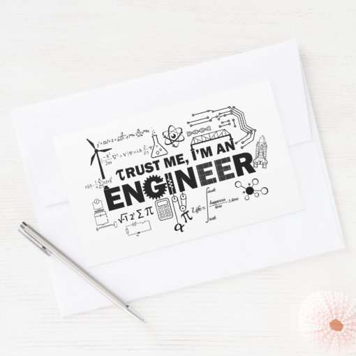 Trust Me I'm An Engineer Sticker | Zazzle