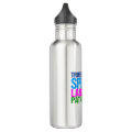 Trust Me I'm an SLP Speech Therapist Stainless Steel Water Bottle | Zazzle