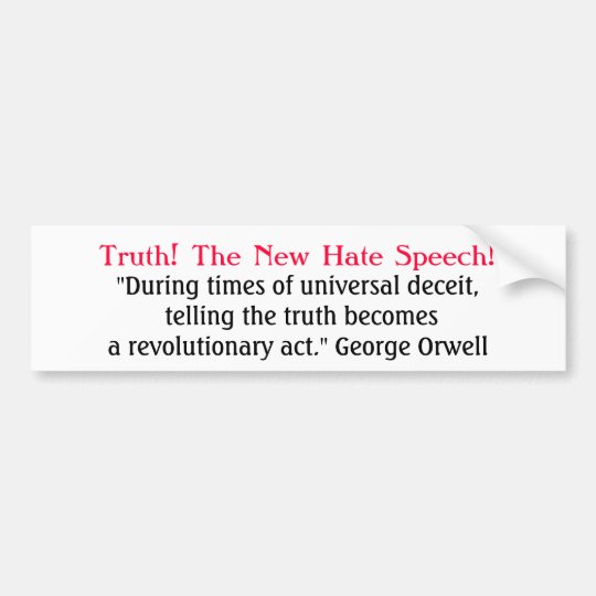 Truth Bumper Sticker | Zazzle.com