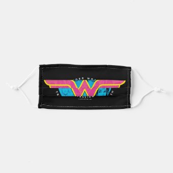 Truth Compassion Strength Comic Wonder Woman Logo Adult Cloth Face Mask ...