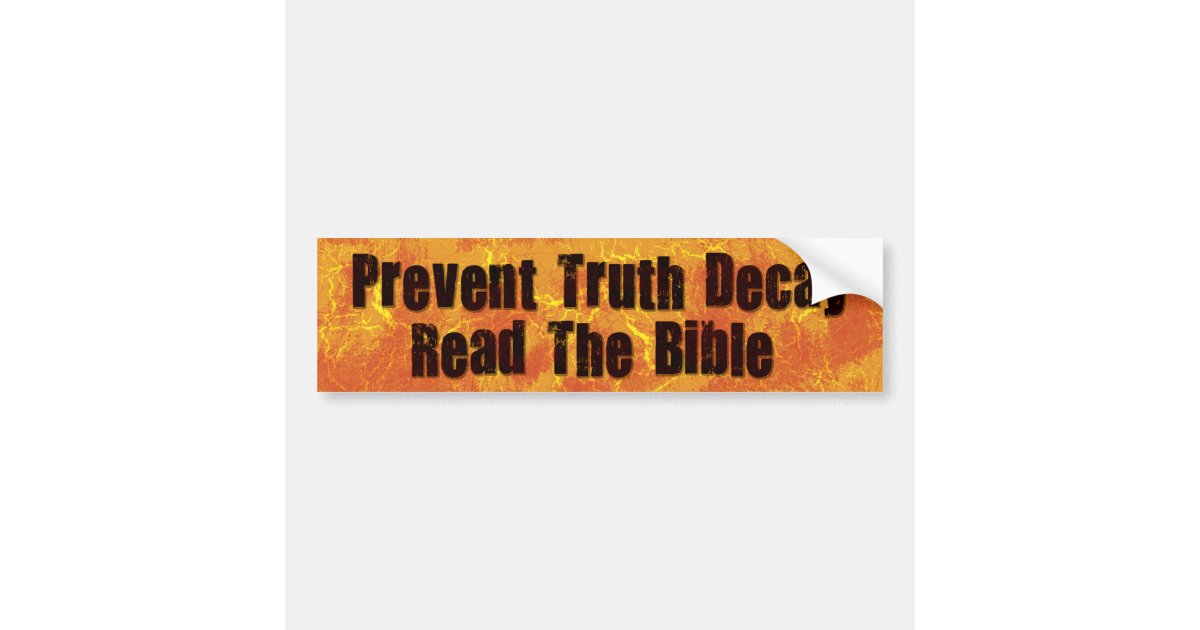 Truth Decay 2 Bumper Sticker | Zazzle