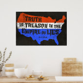 Truth Is Treason In The Empire Of Lies Poster | Zazzle