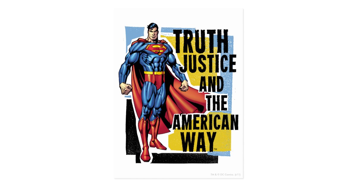 Truth, Justice Postcard | Zazzle.com