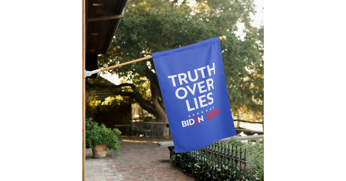 TRUTH OVER LIES HOUSE FLAG | Zazzle