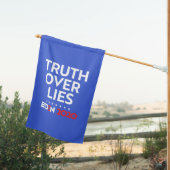 TRUTH OVER LIES HOUSE FLAG | Zazzle