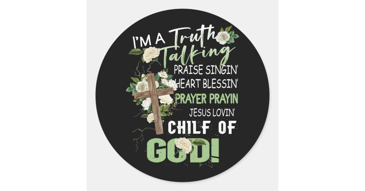 Truth Talking Praise Singing Heart Blessing Pray C Classic Round ...