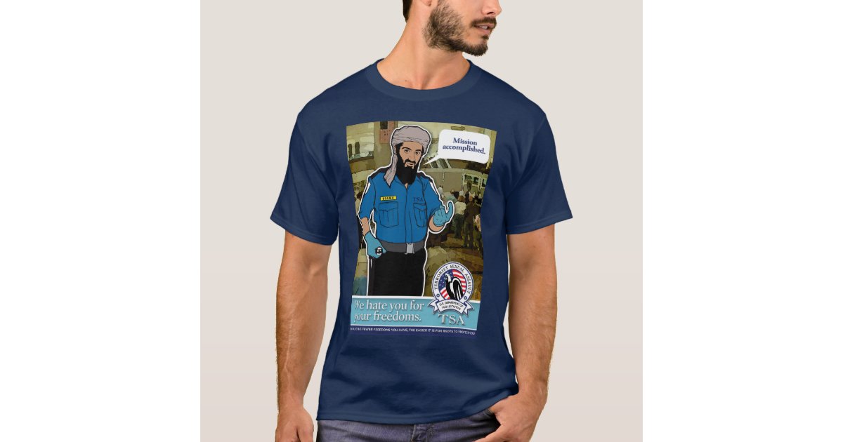 TSA Parody Customizable Shirt | Zazzle