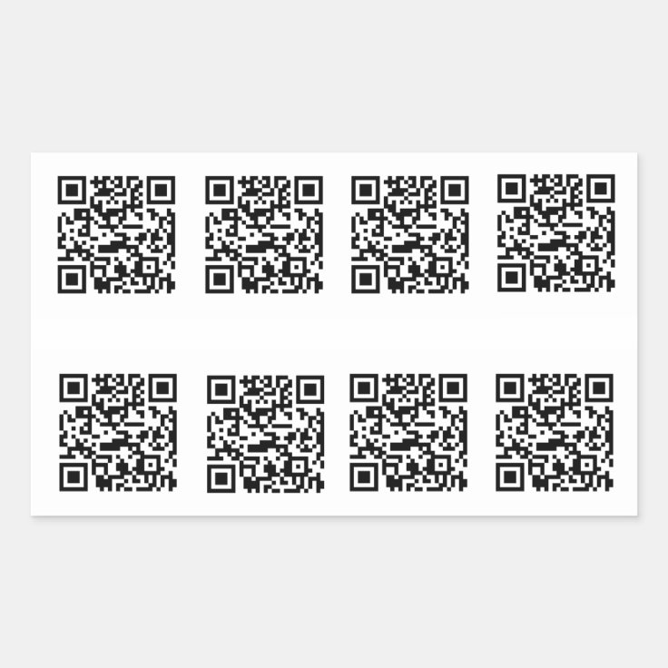 TSA QR Code Prank Rectangular Sticker | Zazzle