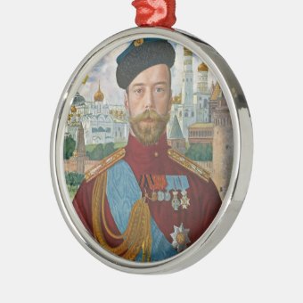 Tsar Nicholas II Metal Ornament | Zazzle