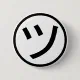 ㋡ Tsu Kana Katakana Smiling Emoji / Emoticon Button | Zazzle