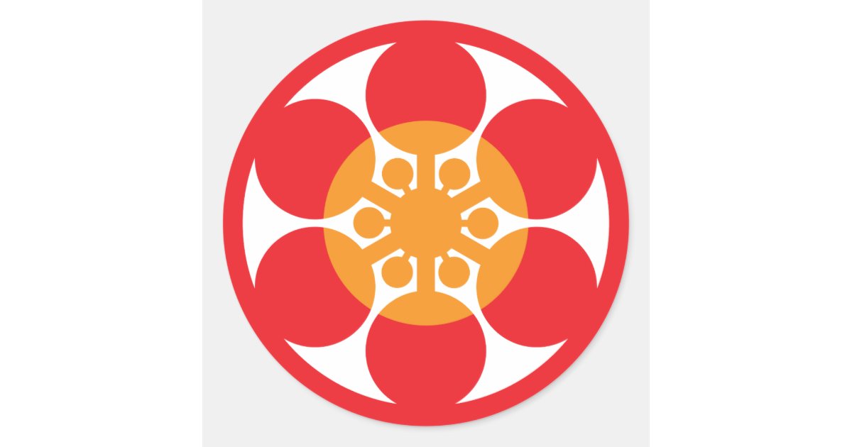 Tsubaki Classic Round Sticker | Zazzle