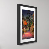 Tsuchiya Koitsu - Evening at Ushigome Framed Art | Zazzle