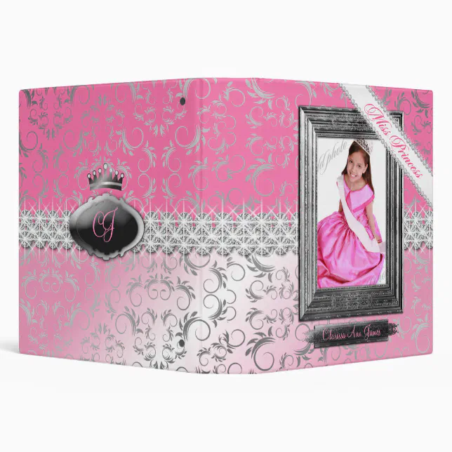 TT-Miss Princess Beauty Pageant Binder Organizer | Zazzle
