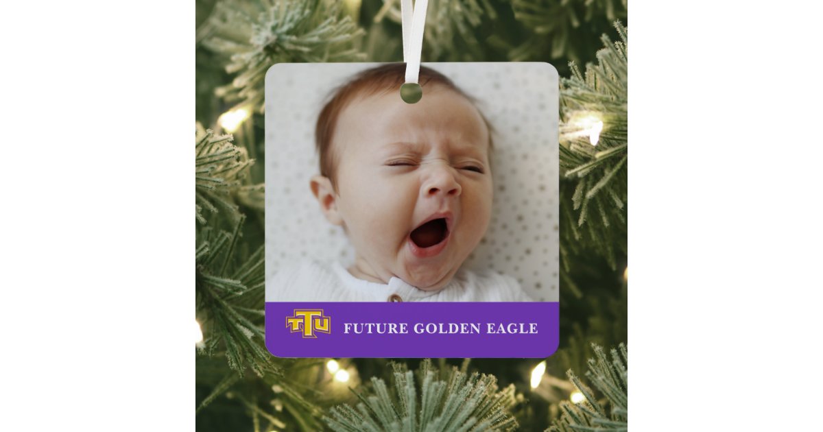 TTU | Future Golden Eagle Metal Ornament | Zazzle