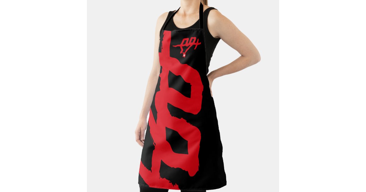 Tu inicial letra Y, letra SUISSE v TRACE Apron | Zazzle