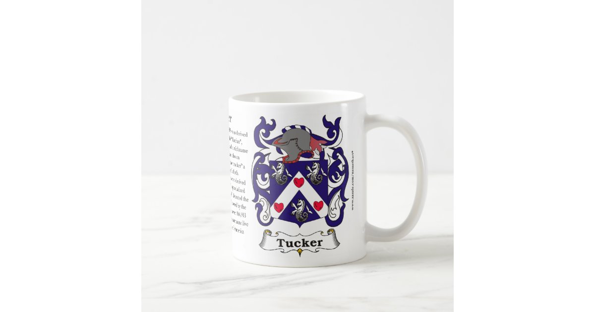 Tucker Family Coat of Arms Mug | Zazzle