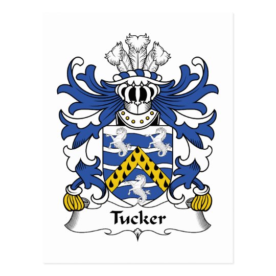 Tucker Family Crest Postcard | Zazzle.com