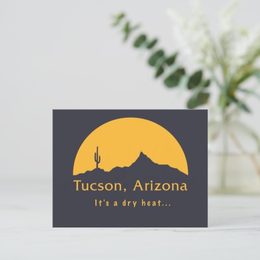 Tucson, Arizona - It's a dry heat... Postcard | Zazzle