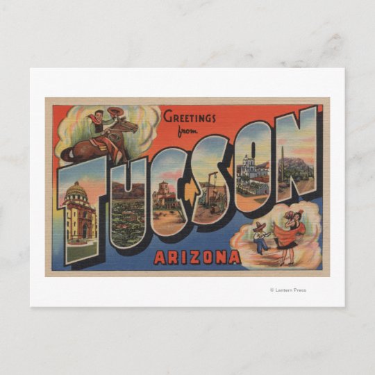 Tucson, Arizona - Large Letter Scenes Postcard | Zazzle.com Tucson, Arizona - Large Letter Scenes Postcard | Zazzle.com