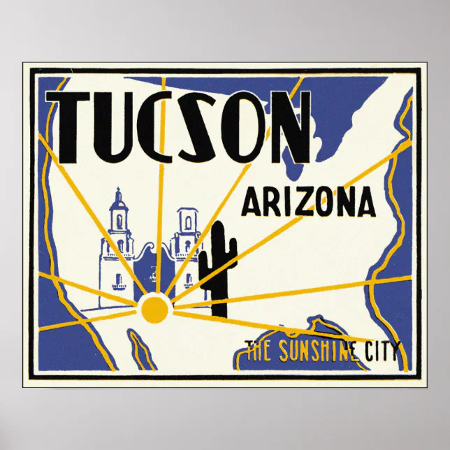 Tucson, Arizona Poster | Zazzle