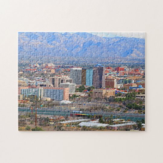 Tucson Arizona Skyline Jigsaw Puzzle | Zazzle.com