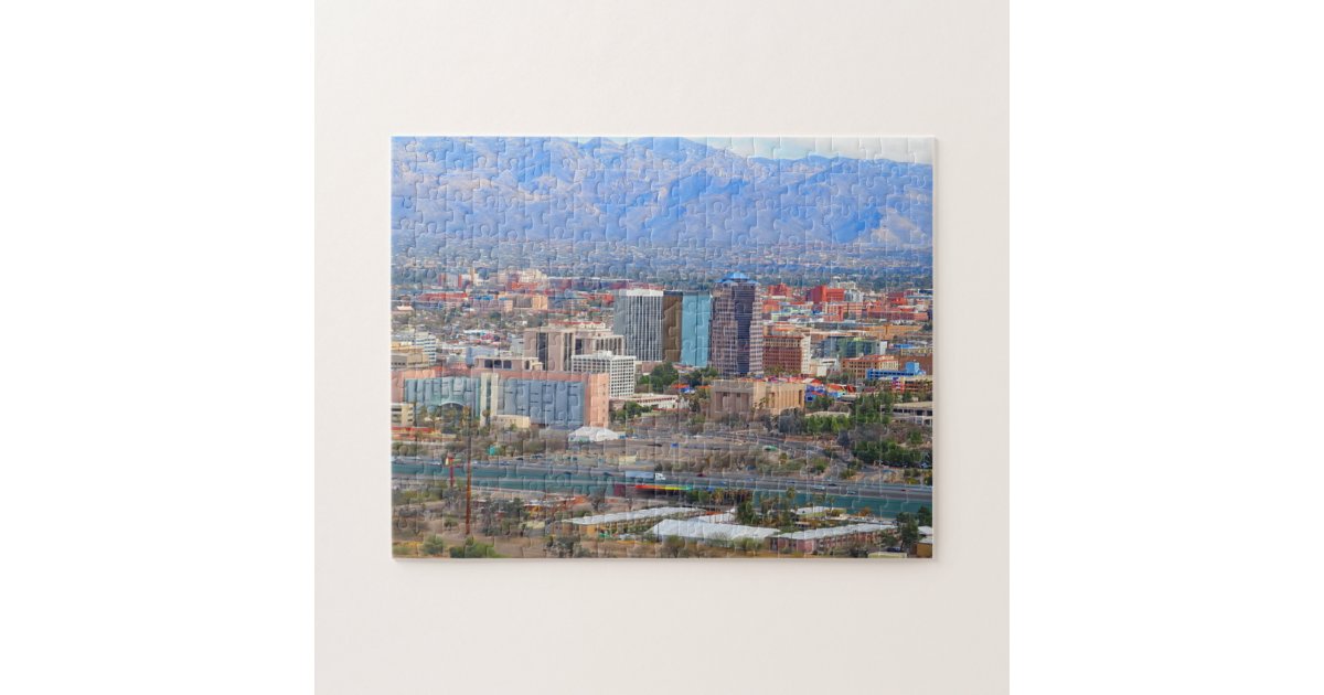 Tucson Arizona Skyline Jigsaw Puzzle | Zazzle
