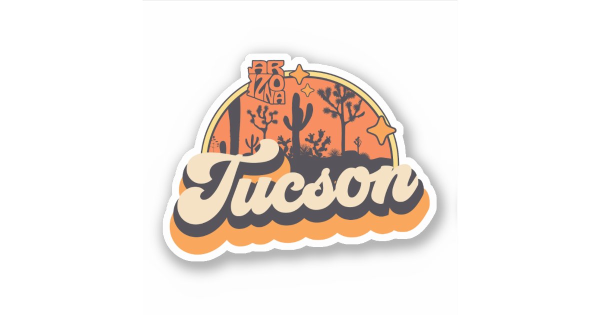 Tucson, Arizona Sticker | Zazzle