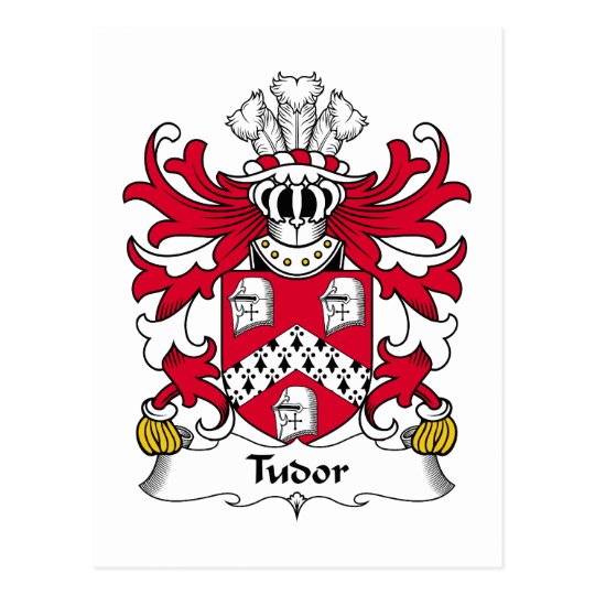 Tudor Family Crest Postcard | Zazzle.com