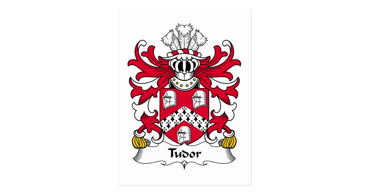 Tudor Family Crest Postcard | Zazzle.com